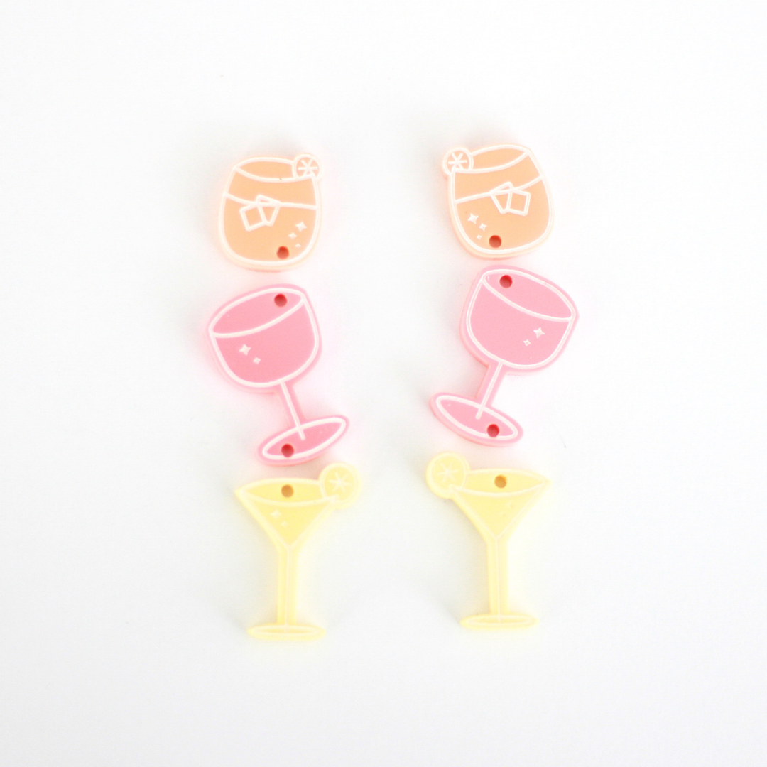 Acrylic Shape - TGIF Dangles [6 pairs] – Jewellery Supplies Co