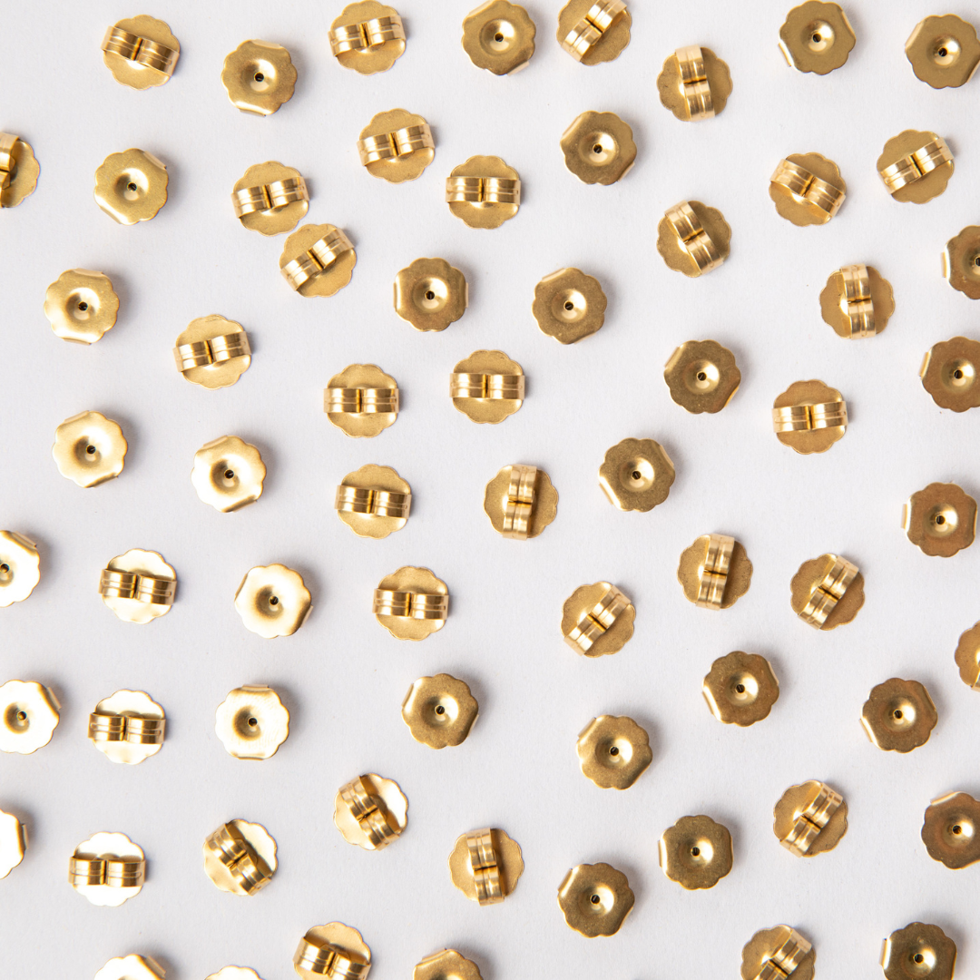 Gold Large Butterfly Earring Backs | Surgical Stainless Steel 304 ...